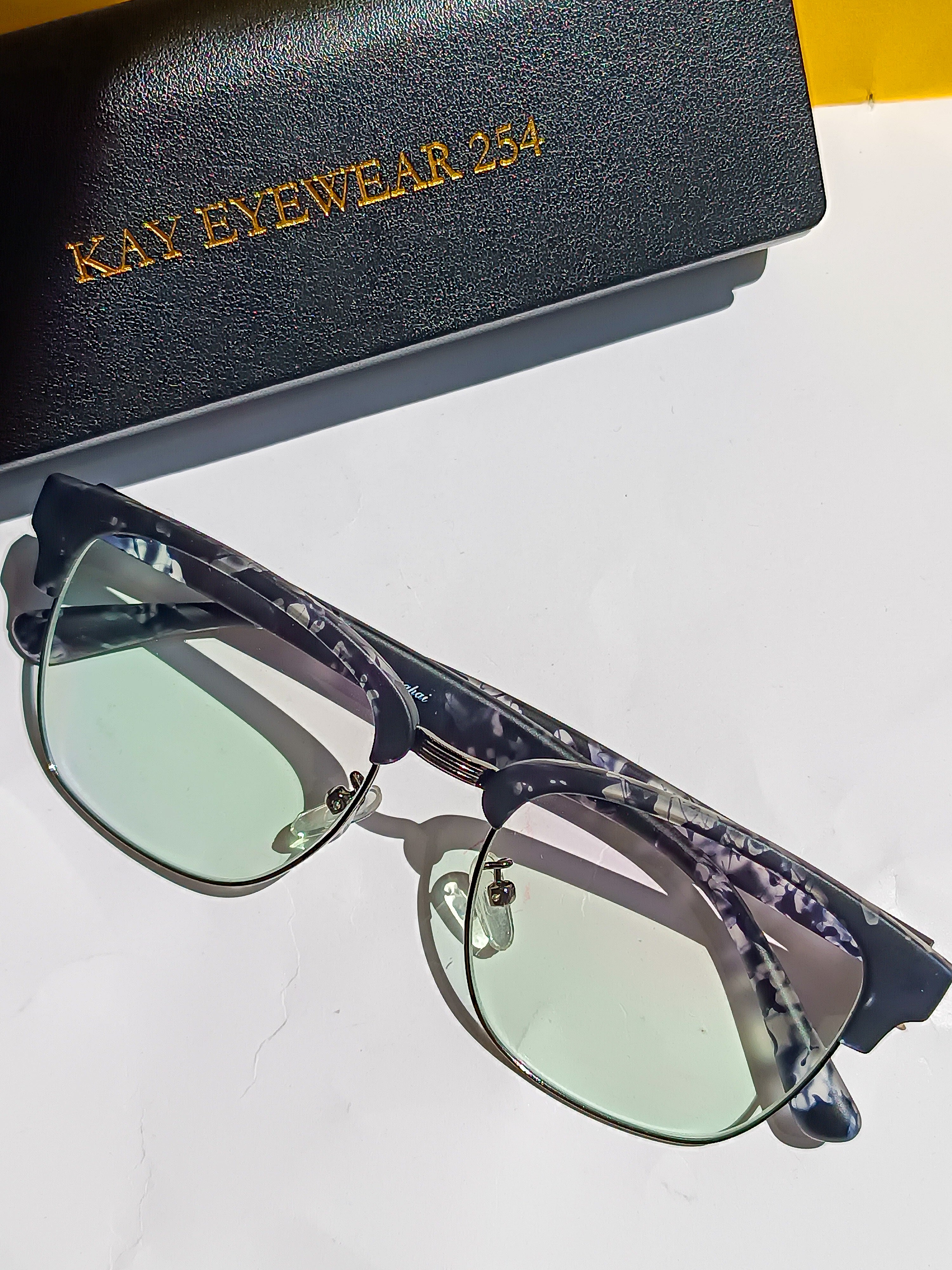 LEO BROWLINE FRAME – Kay Eyewear